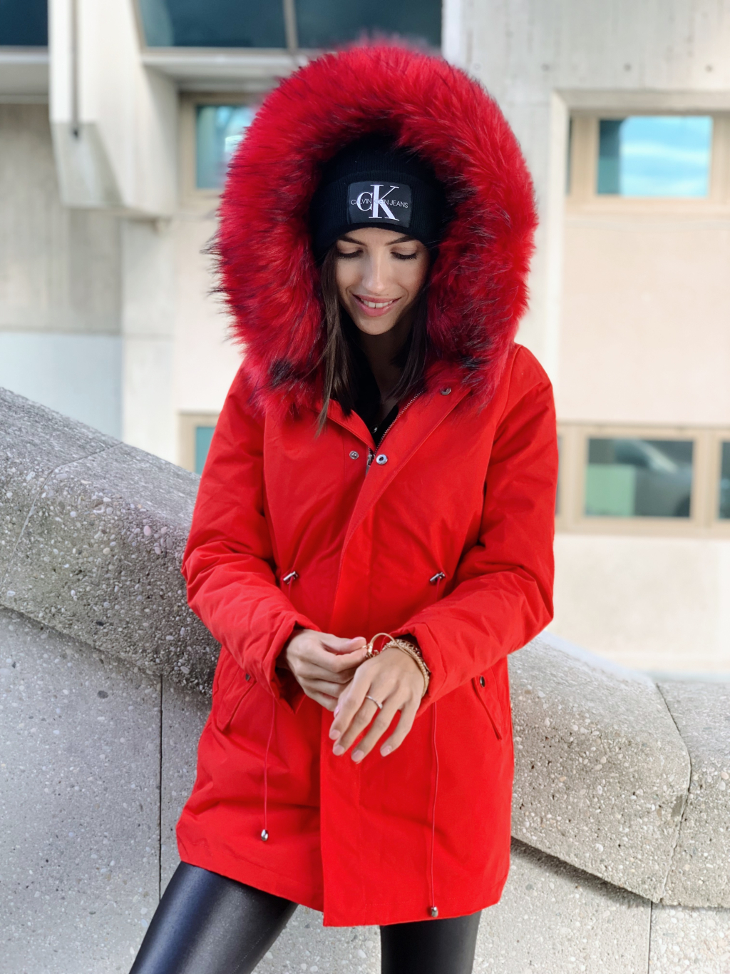 Parka Rachel/ red | Erika Fashion