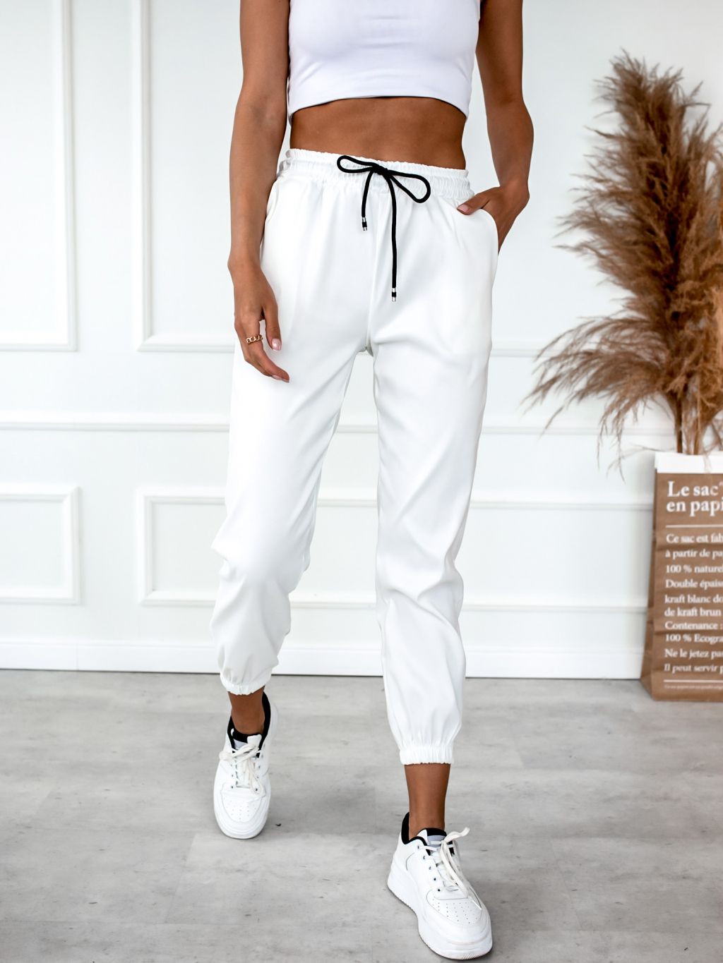 Bílé kalhoty LAST | Erika Fashion
