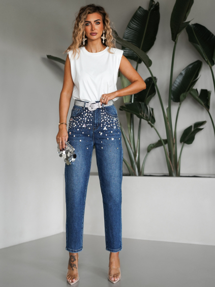 Dámské volné džíny a rifle | Erika Fashion