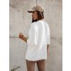 Bílý svetřík APPEARY s krátkým rukávem | Erika Fashion